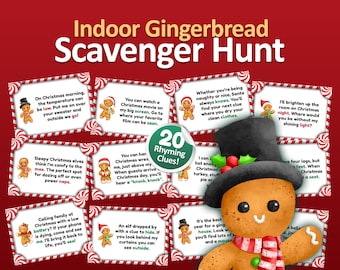 INDOOR winter Scavenger Hunt for Kids - Etsy