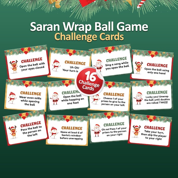 Christmas Saran Wrap Ball Game - Etsy
