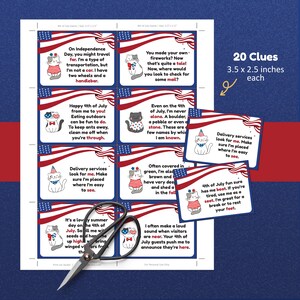 4th of July Games, Scavenger Hunt Outdoor, Kids Activities, Outdoor ...