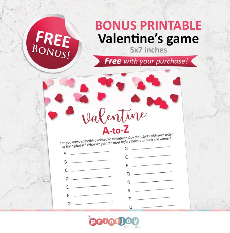 Valentine's Day Trivia Game Valentines Day Games - Etsy