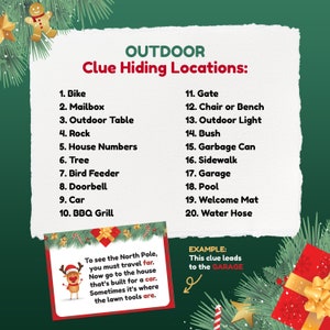 Outdoor Christmas Scavenger Hunt, Scavenger Hunt for Kids, Printable ...
