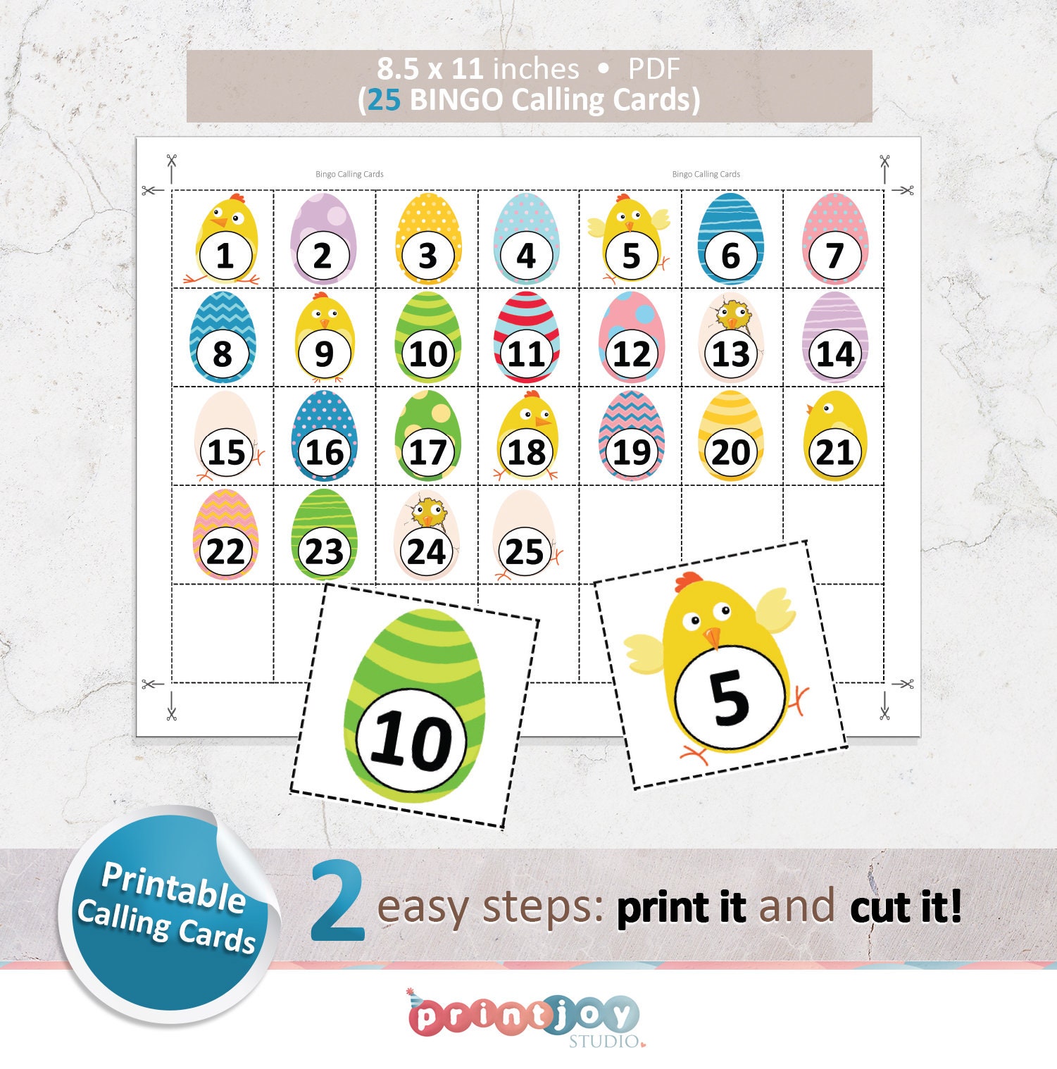 Juegos de Pascua Tarjetas BINGO de Pascua Imprimibles de - Etsy España