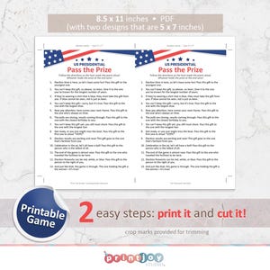 2024 Election Pass the Gift Game, Party Games, Donald Trump Vs Kamala ...
