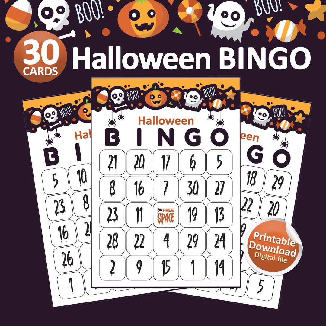 Halloween Bingo, Bingo Cards, Spooky Bingo, Halloween Games, Halloween ...