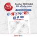 4th of July Printable Game President Trivia Game Fourth of - Etsy
