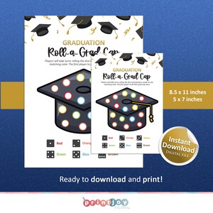 Graduation Dice Game, 2025 Graduation Games, Grad Party, Fun Party Game ...