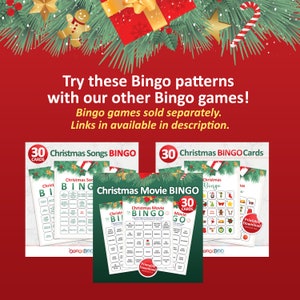 Christmas Bingo Patterns, Bingo Game Patterns, Winning Bingo Patterns ...