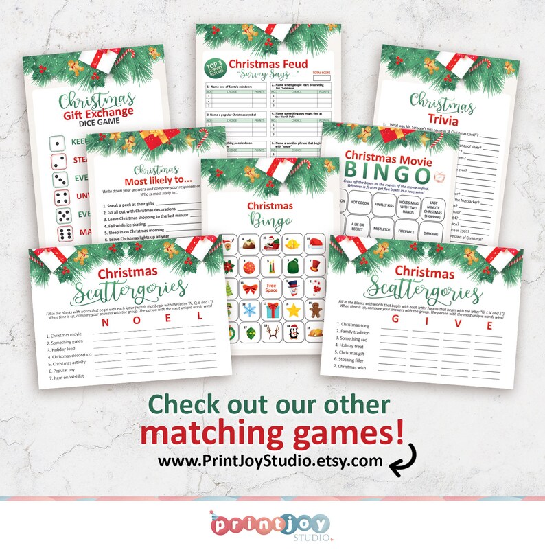 Christmas Gift Exchange Game, Santa Switch Game, Gift Exchange ...