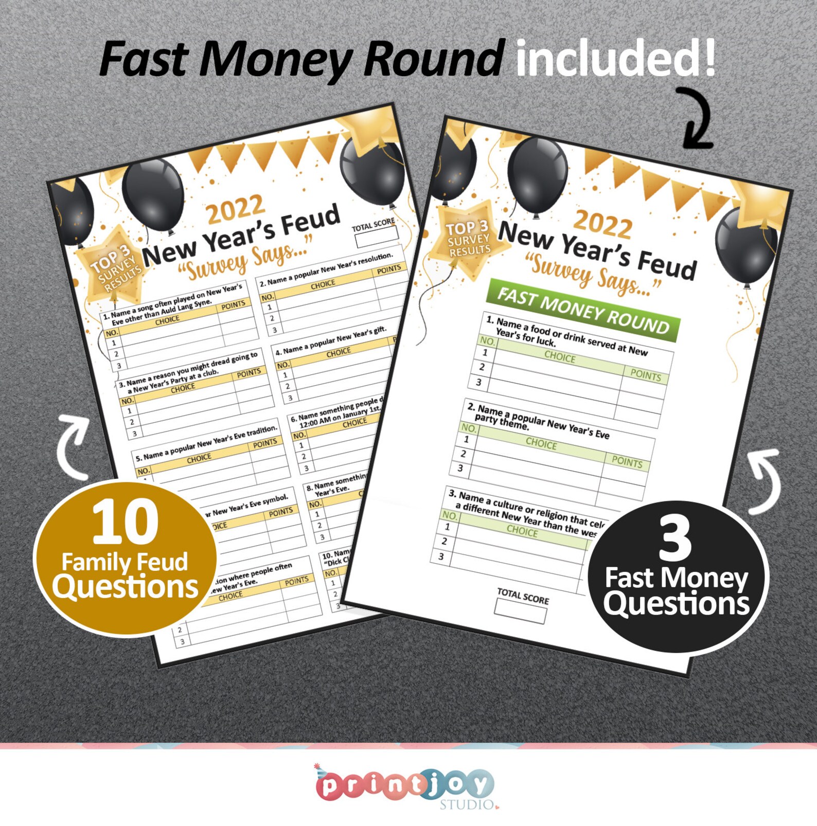 New Years Eve Games Family Feud Game for New Years Party New | Etsy