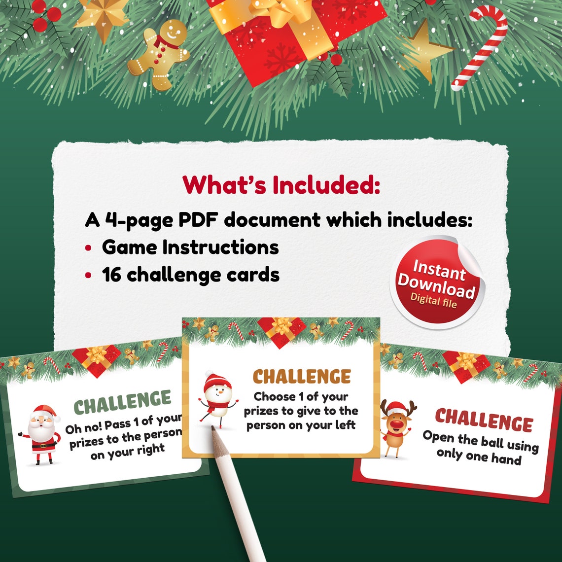 Saran Wrap Game, Christmas Games Printable, Christmas Party Games ...