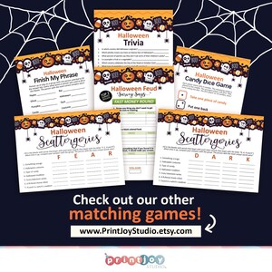 Printable Halloween Pass the Gift Game, Party Games for Adults, Left ...