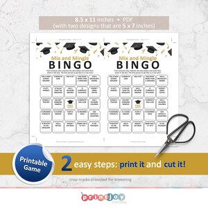 Grad Party 2025, Mix and Mingle Bingo, Graduation Party Games ...