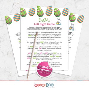 Left Right Game, Left Right Poem, Right Left Game, Easter Family Games ...