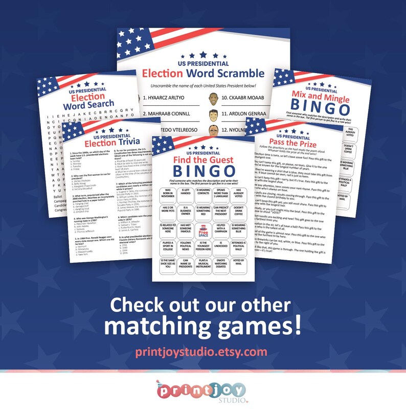 Election Feud Game, Party Games, Trump Vs Harris, Election Day Games ...