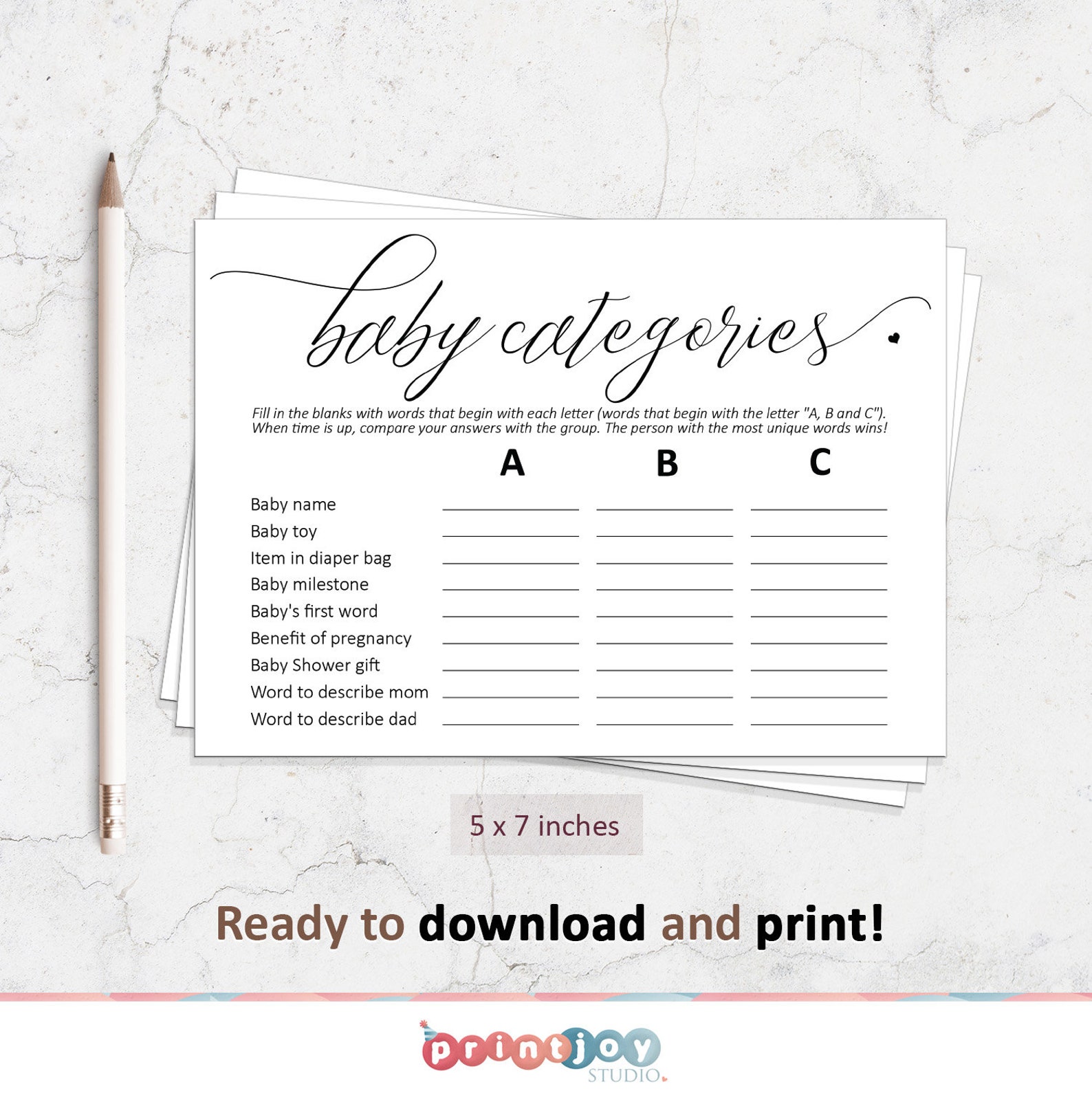 Printable Baby Shower Games, Fun Baby Shower Games, Baby Shower Ideas ...