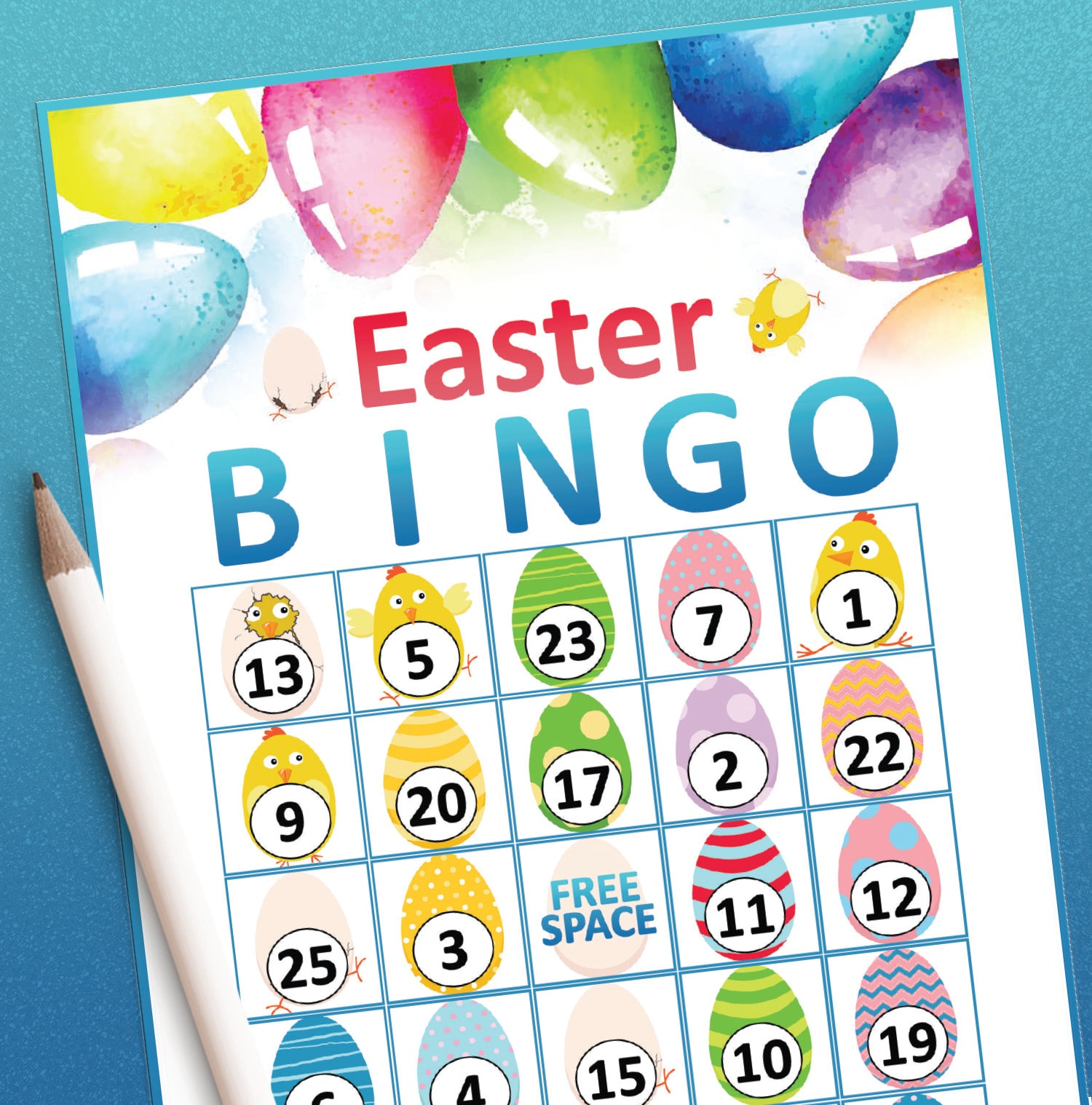 Juegos de Pascua Tarjetas BINGO de Pascua Imprimibles de - Etsy España