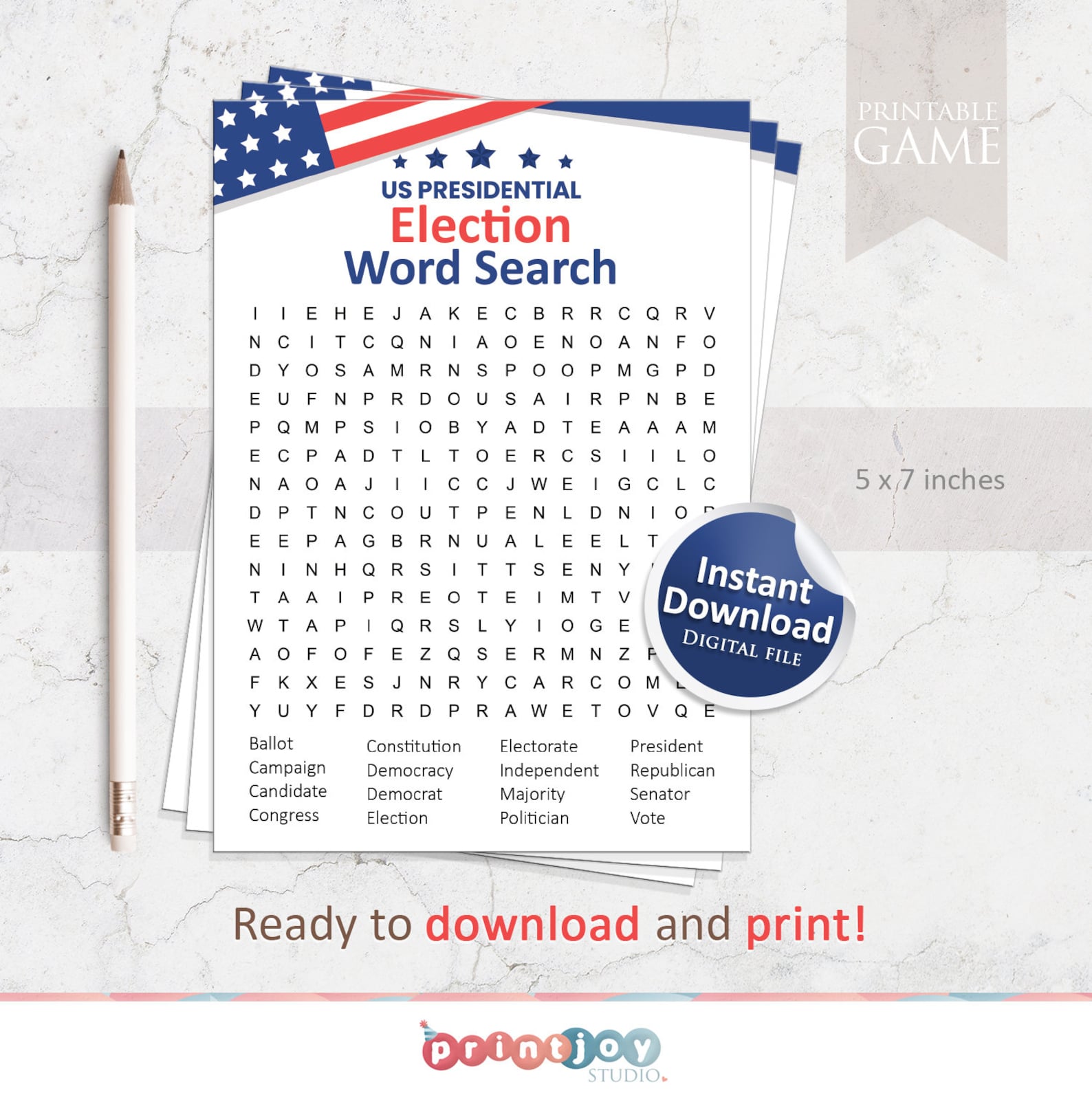 Election Games, Election Party Games Bundle, Election Night Party Ideas ...