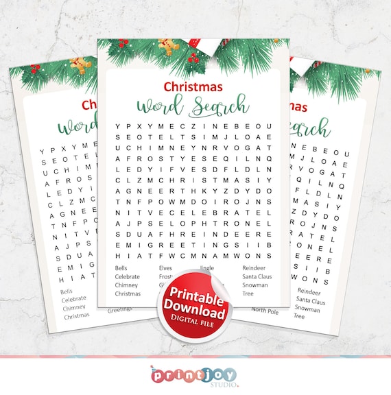Juegos De Palabras Navideños Para Imprimir Juego De Palabras