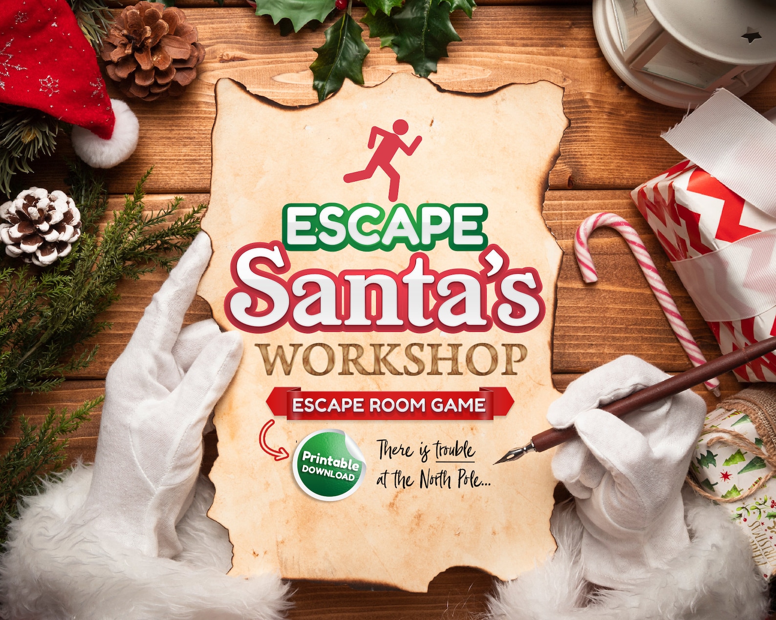 Christmas Escape Room Escape Room Kit Escape Room Printable - Etsy