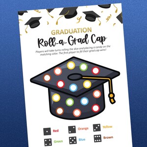 Graduation Dice Game, 2025 Graduation Games, Grad Party, Fun Party Game ...