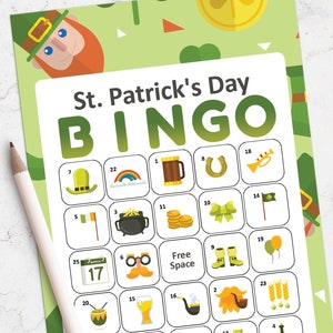 St Patricks Day Bingo Cards, Saint Patricks Day, Bingo Game, Saint ...