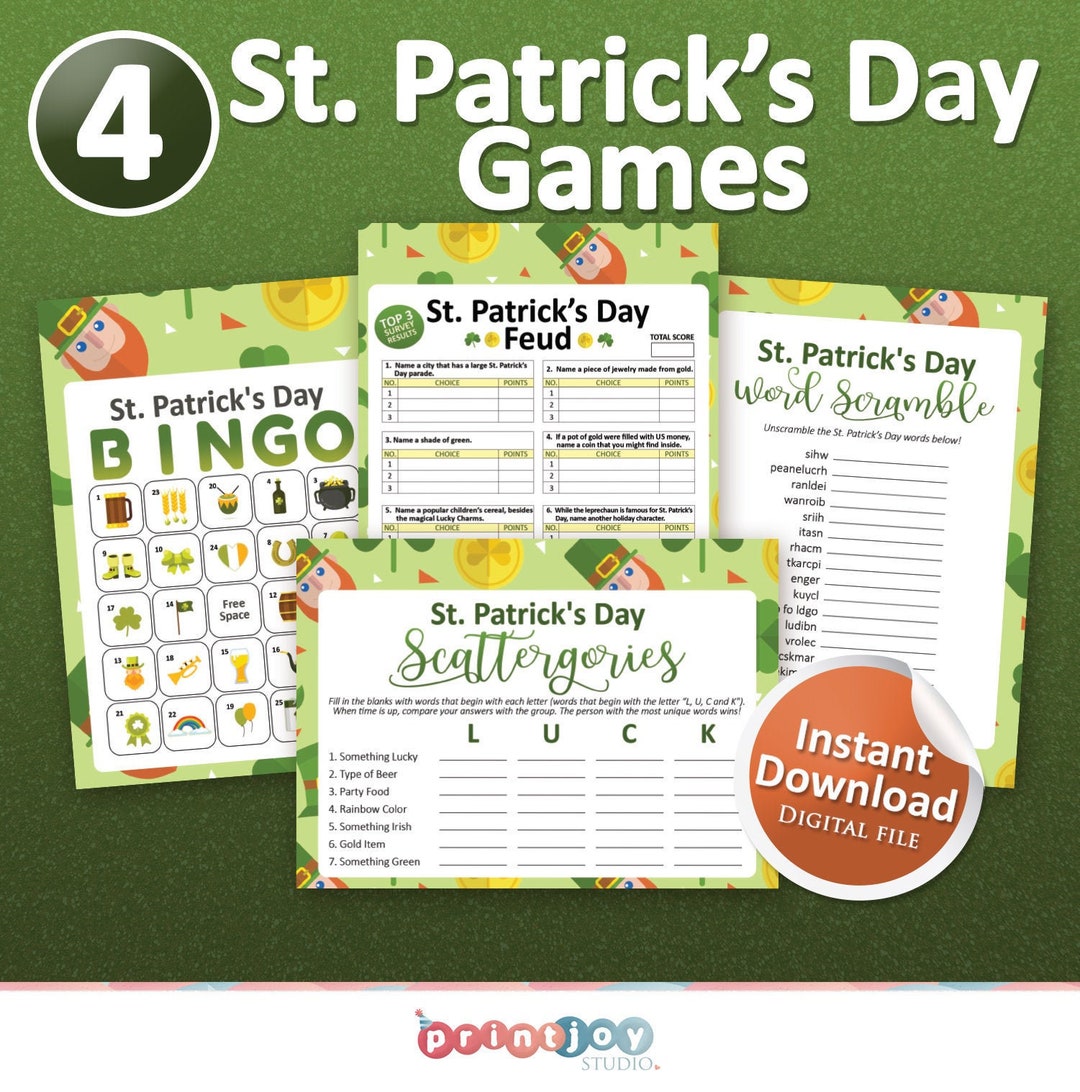 St Patricks Day Party Games, Saint Patricks Day, Saint Pattys Day ...