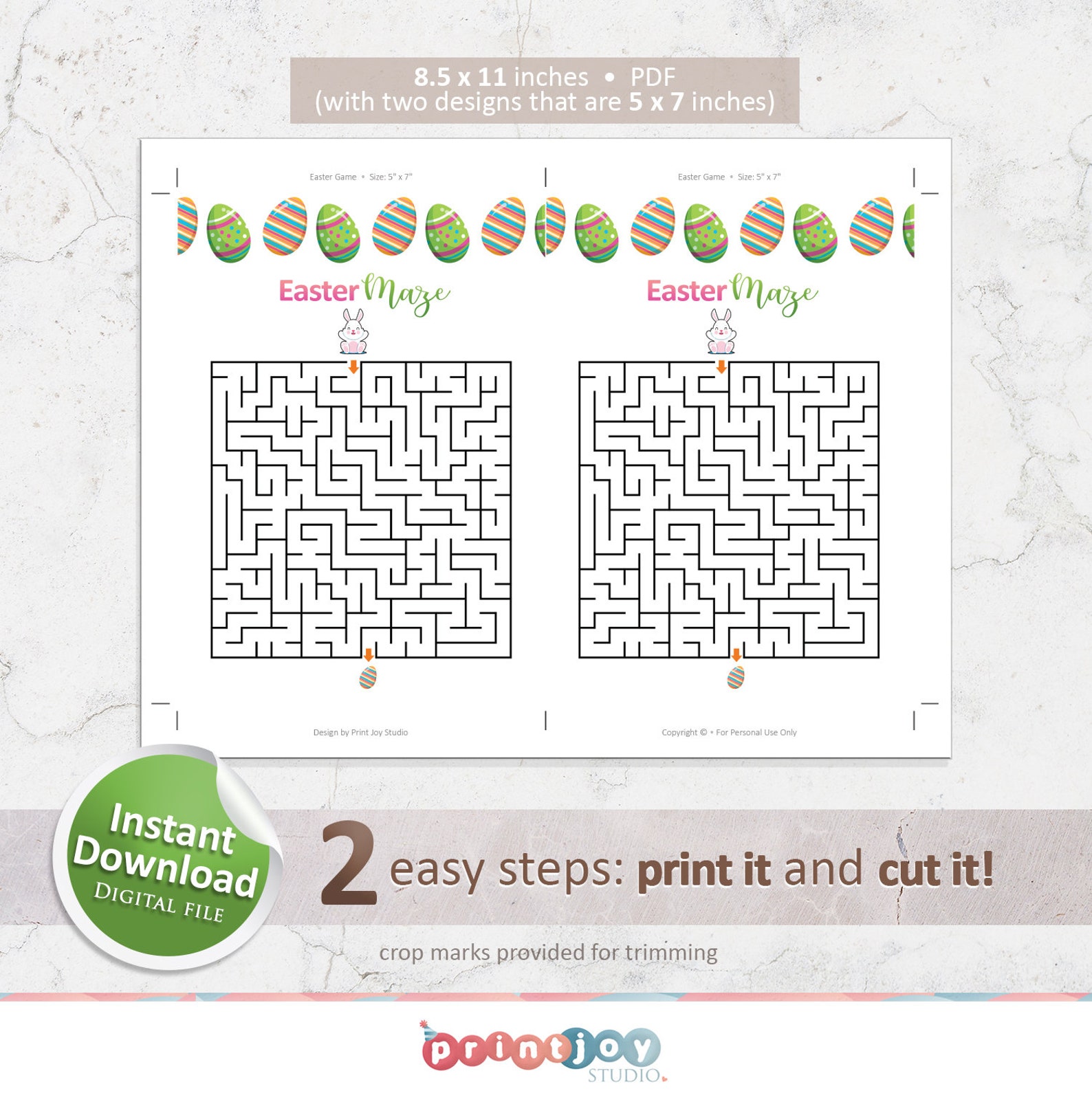 Printable Easter Games Bundle, Easter Printables, Family Games, Easter ...