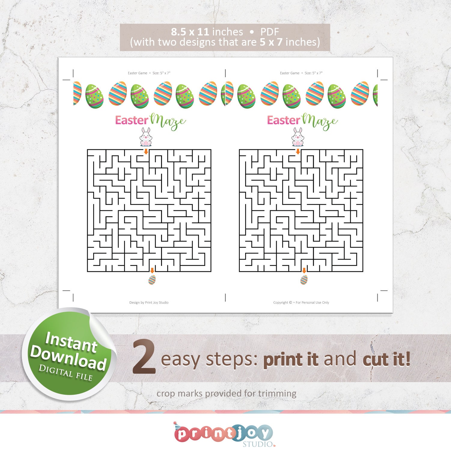 Printable Easter Games Bundle, Easter Printables, Family Games, Easter ...