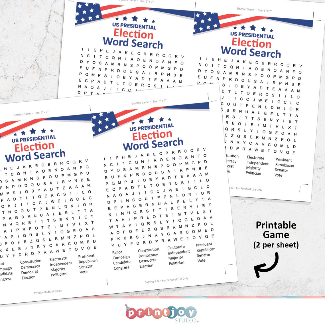 Election Games, Election Party Games Bundle, Election Night Party Ideas ...