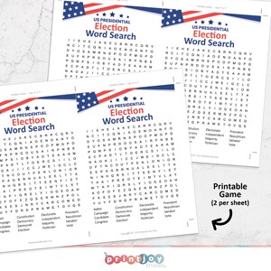Election Games, Election Party Games Bundle, Election Night Party Ideas ...
