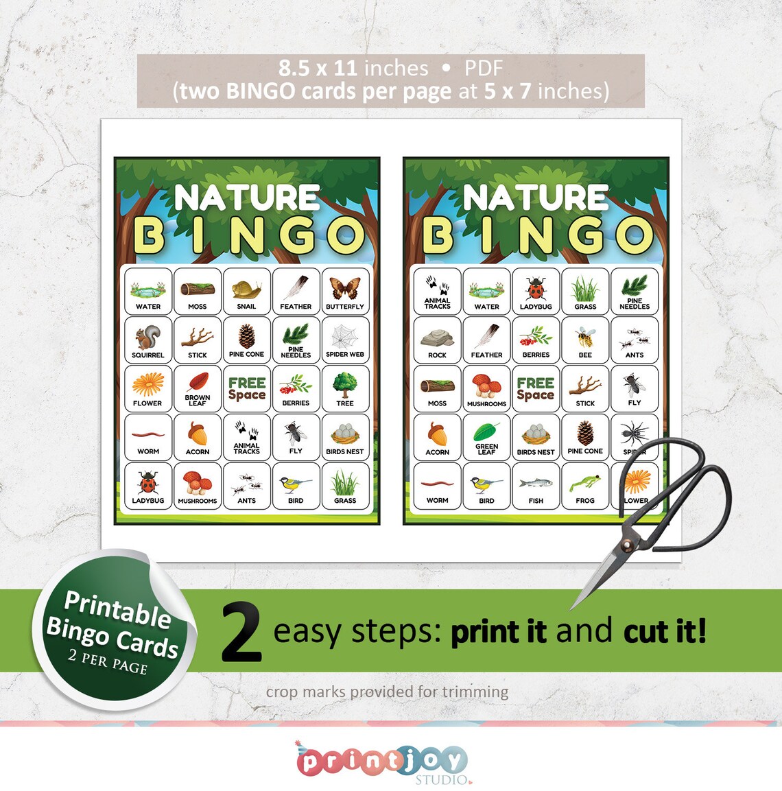 Outdoor Games for Families, Nature Bingo Cards, Outdoors, Nature ...
