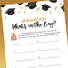 Graduation What's in the Bag Game, Graduation Games, 2026 Graduation ...
