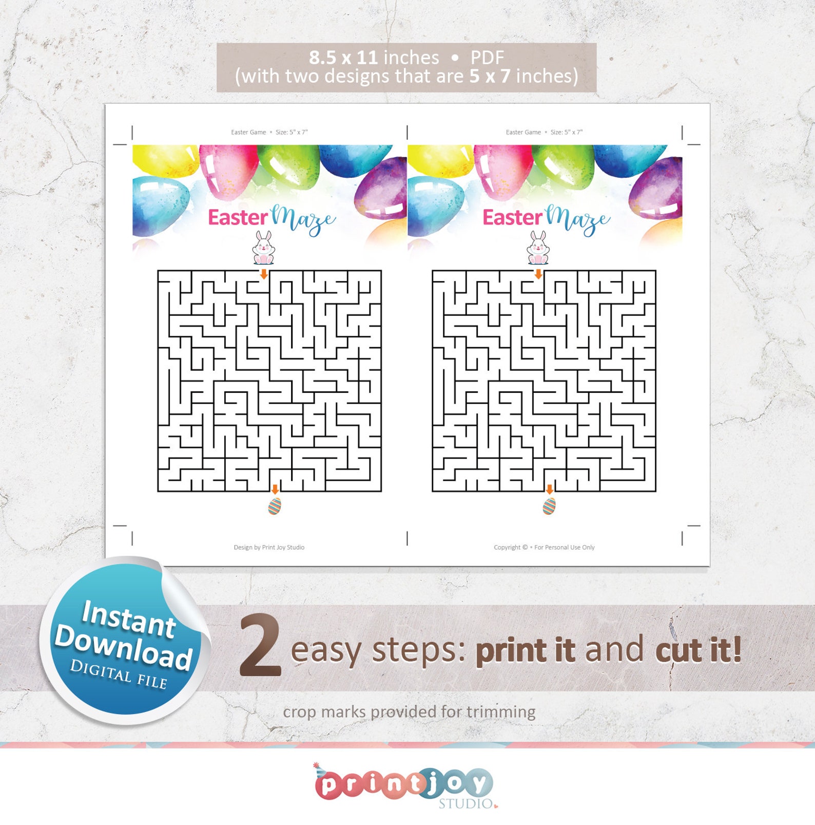 Printable Easter Game Easter Printables Instant Download | Etsy