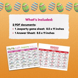 Easter Jeopardy, Easter Trivia, Games for Adults, Trivia Questions ...