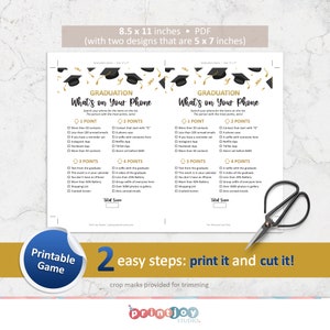 Graduation Games, What's on Your Phone Game, 2025 Graduation, What's in ...