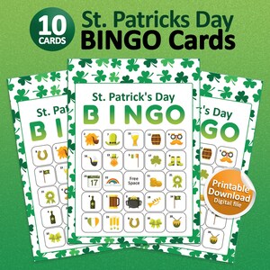St Patricks Day Game, Saint Patricks Day, Bingo Cards, Bingo Games ...