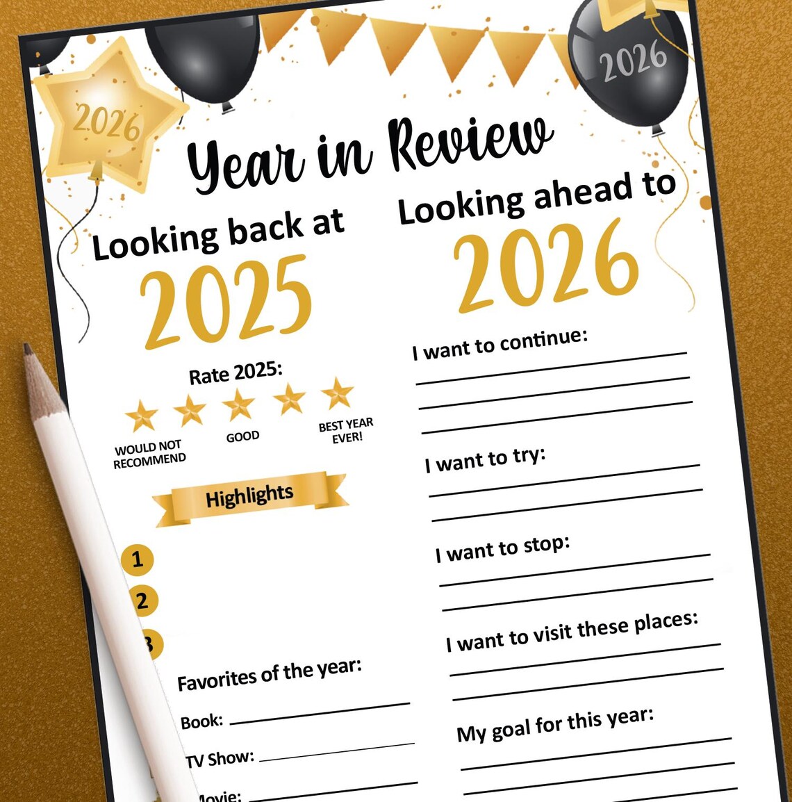 Year in Review, New Year Party Games, Year at a Glance, New Years Eve ...