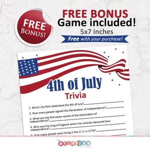 4th of July Game, Feud Game, 4th of July Printable, Family Games ...