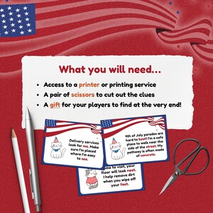4th of July Games, Scavenger Hunt Outdoor, Kids Activities, Outdoor ...