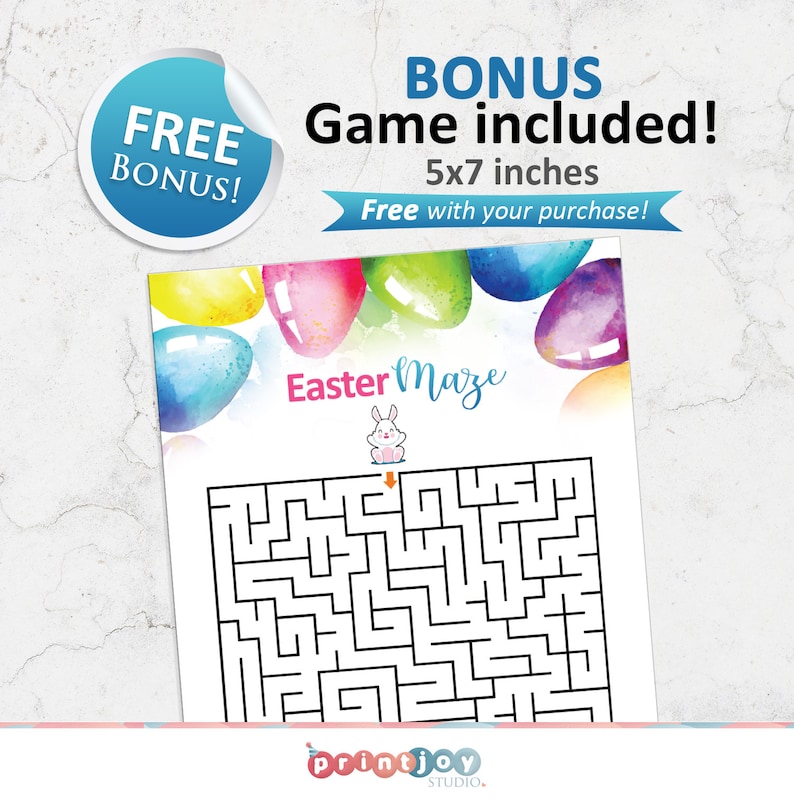 Easter Games Bundle Easter Printables Family Games Easter - Etsy