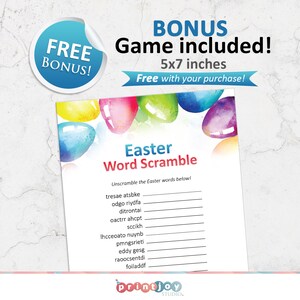 Easter Dice Game, Candy Dice Game, Printable Easter Games, Dice Game ...