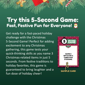 Christmas 5 Second Game, Fun Christmas Games, Christmas Party ...