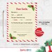 Letter to Santa Printable, Christmas Wish List Printable, Santa Letters ...
