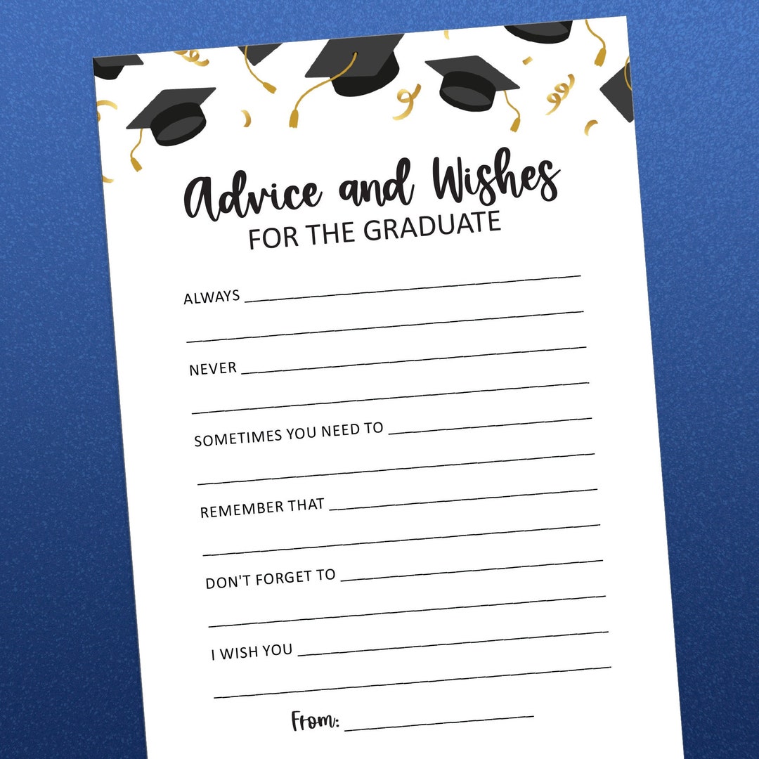 Graduation Advice Cards, Graduation Wishes, Advice for the Grad ...