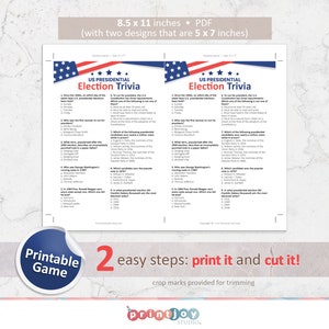 Election Games, Election Party Games Bundle, Election Night Party Ideas ...
