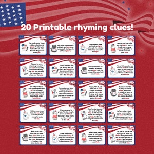 4th of July Games, Scavenger Hunt Outdoor, Kids Activities, Outdoor ...