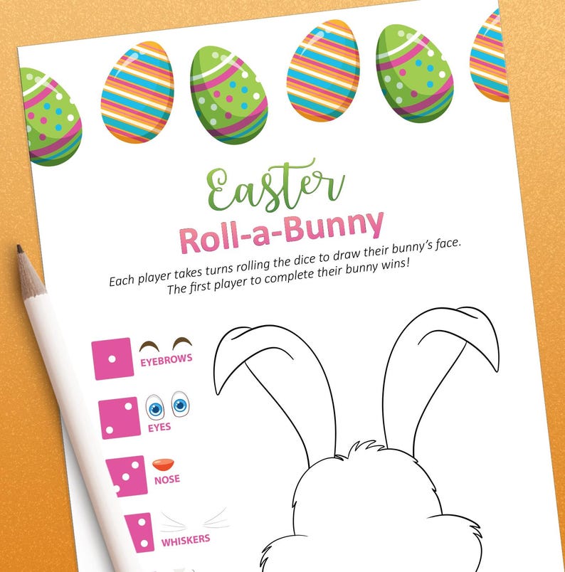 Easter Activities for Kids, Easter Bunny Game, Easter Games, Easter ...