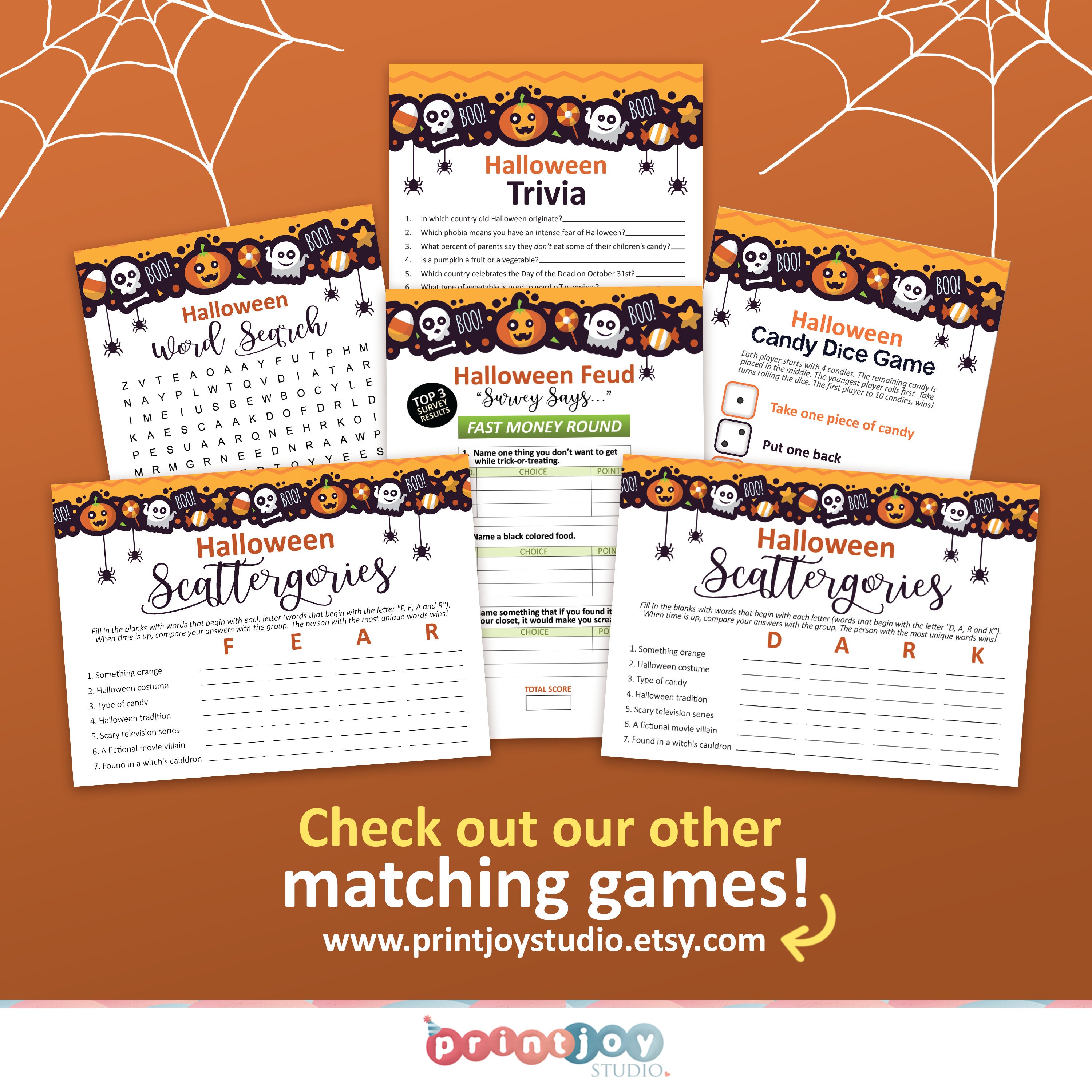 Halloween Bingo, Bingo Cards, Spooky Bingo, Halloween Games, Halloween ...