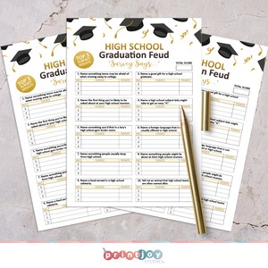 Graduation Party Games, High School Grad, Feud Game, 2025 Grad Party ...