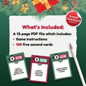 Christmas 5 Second Game, Fun Christmas Games, Christmas Party ...